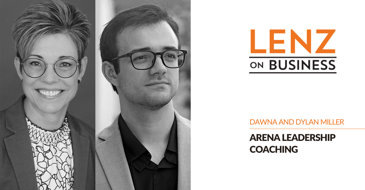 Dawna Miller, Founder, Arena Leadership Coaching and Dylan Miller ...